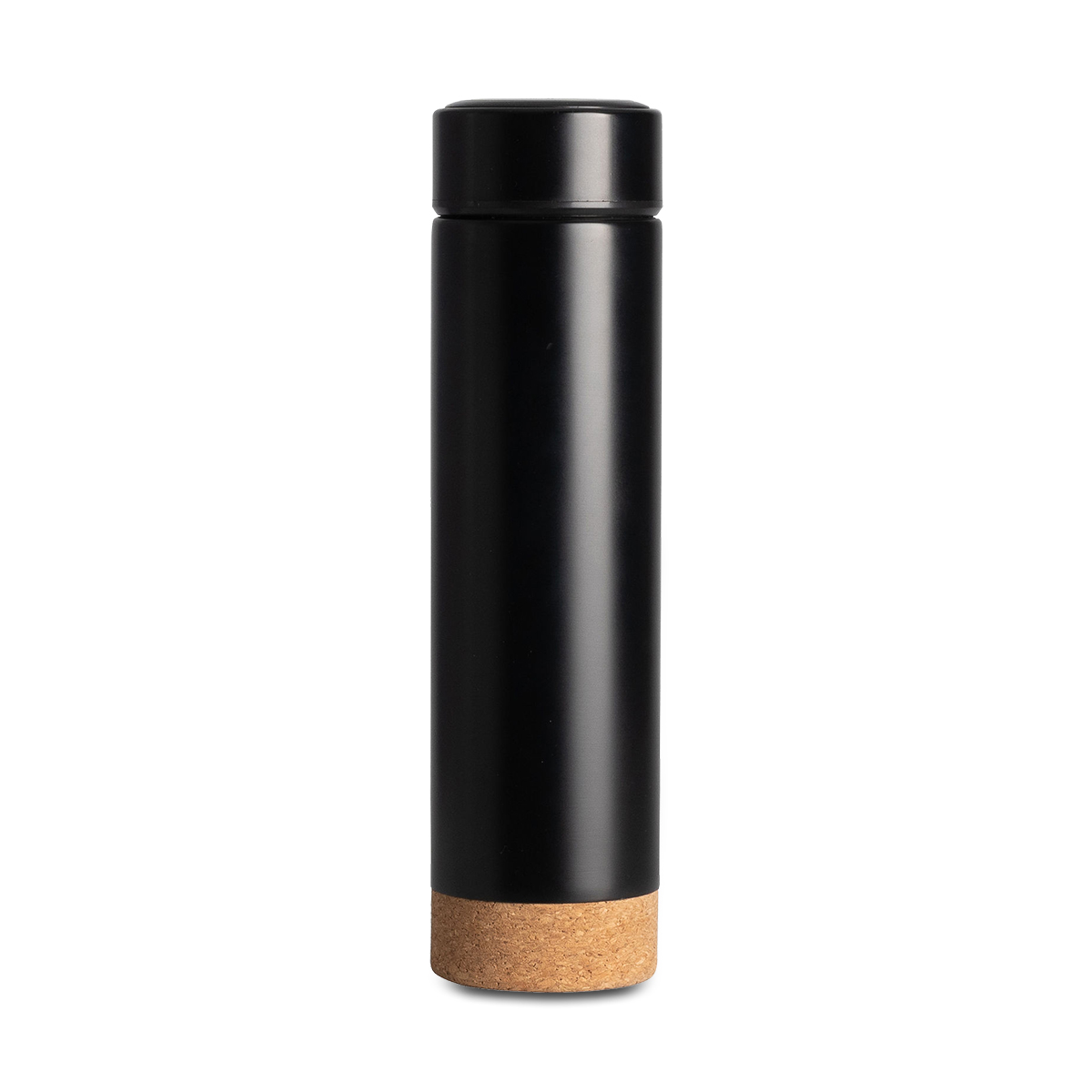 OSSEO vacuum bottle 450 ml, black | LOGOnaTO